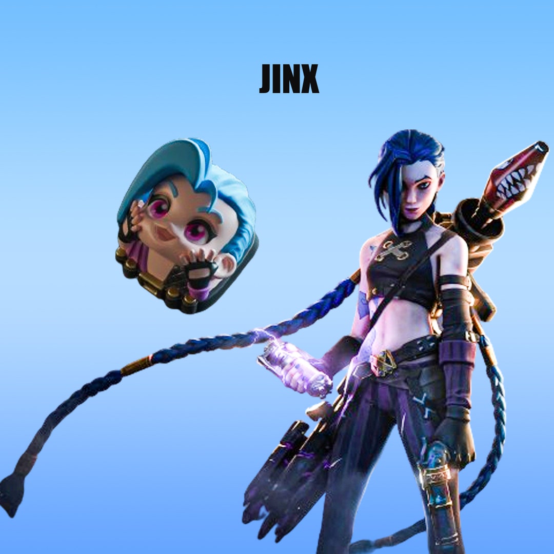 Jinx Artisan Keycap Jinx Jinx League of Legend Keycap Jinx LOL Gaming ...