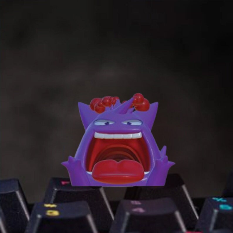 Gengar Pokemon Artisan Keycap Custom Gengar Pokemon Keycap Gengar ESC ...