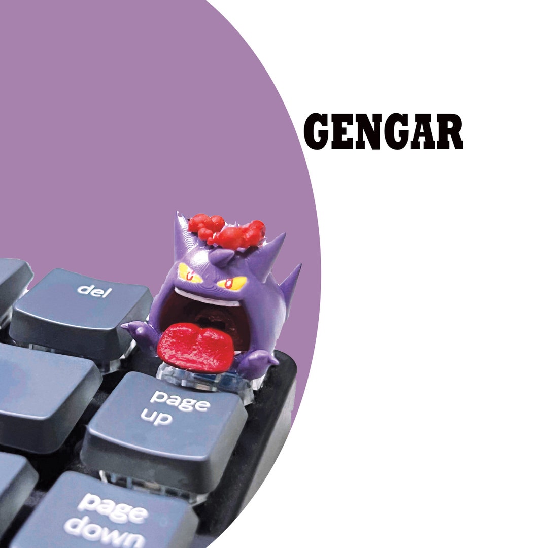 Gengar Pokemon Artisan Keycap Custom Gengar Pokemon Keycap Gengar ESC ...