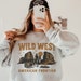 Wild West Crew, Trendy Western Cowgirl Sweatshirt, Boho Vintage ...