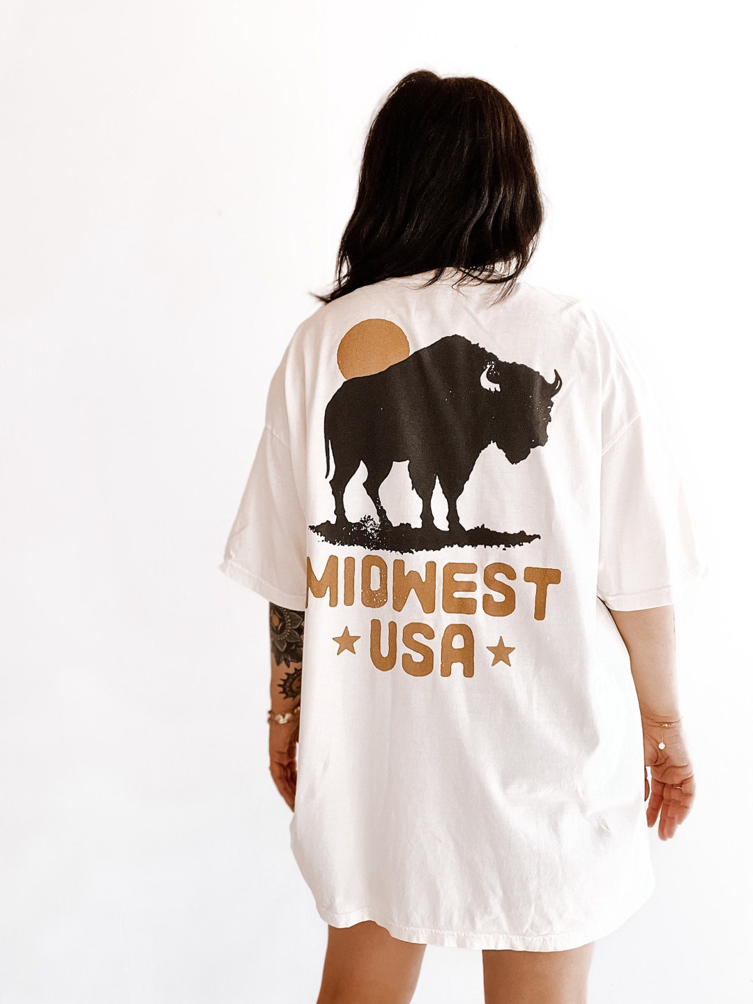 Midwest USA Tee, Midwest Graphic Tee, Vintage Inspired Comfort Colors ...
