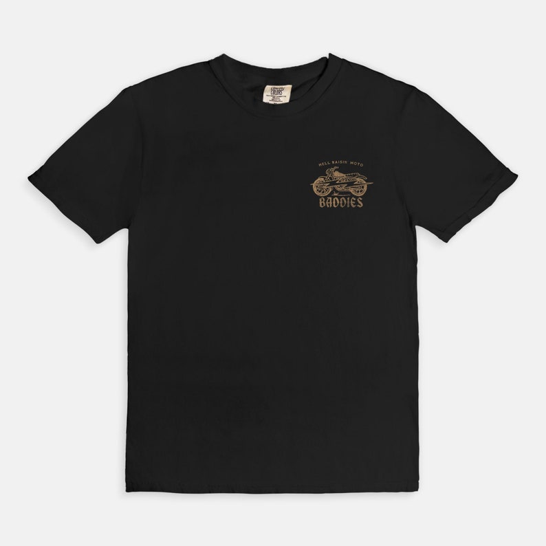 Hell Raisin' Moto Baddies Tee, Motorcycle Tee, Comfort Colors Trendy ...