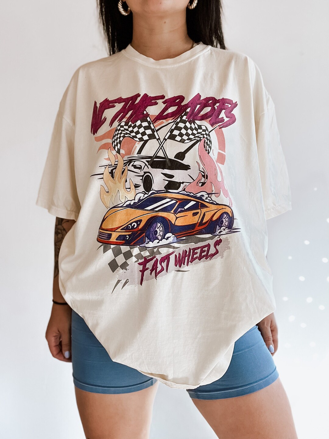 WTB Racing Tee, Vintage Inspired Car Tee, Feminist Racing Tee, Trendy ...
