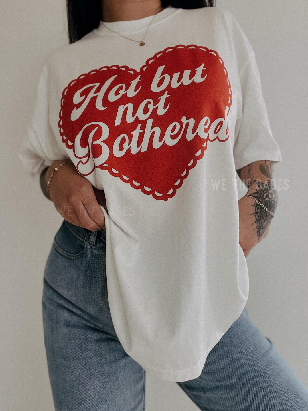 Hot but Not Bothered Tee, Trendy Funny Feminist Girl Power Tee, Single ...