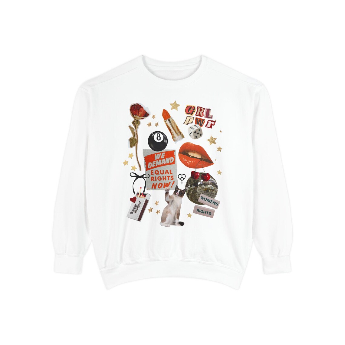 Women's Rights Collage Crew - Etsy