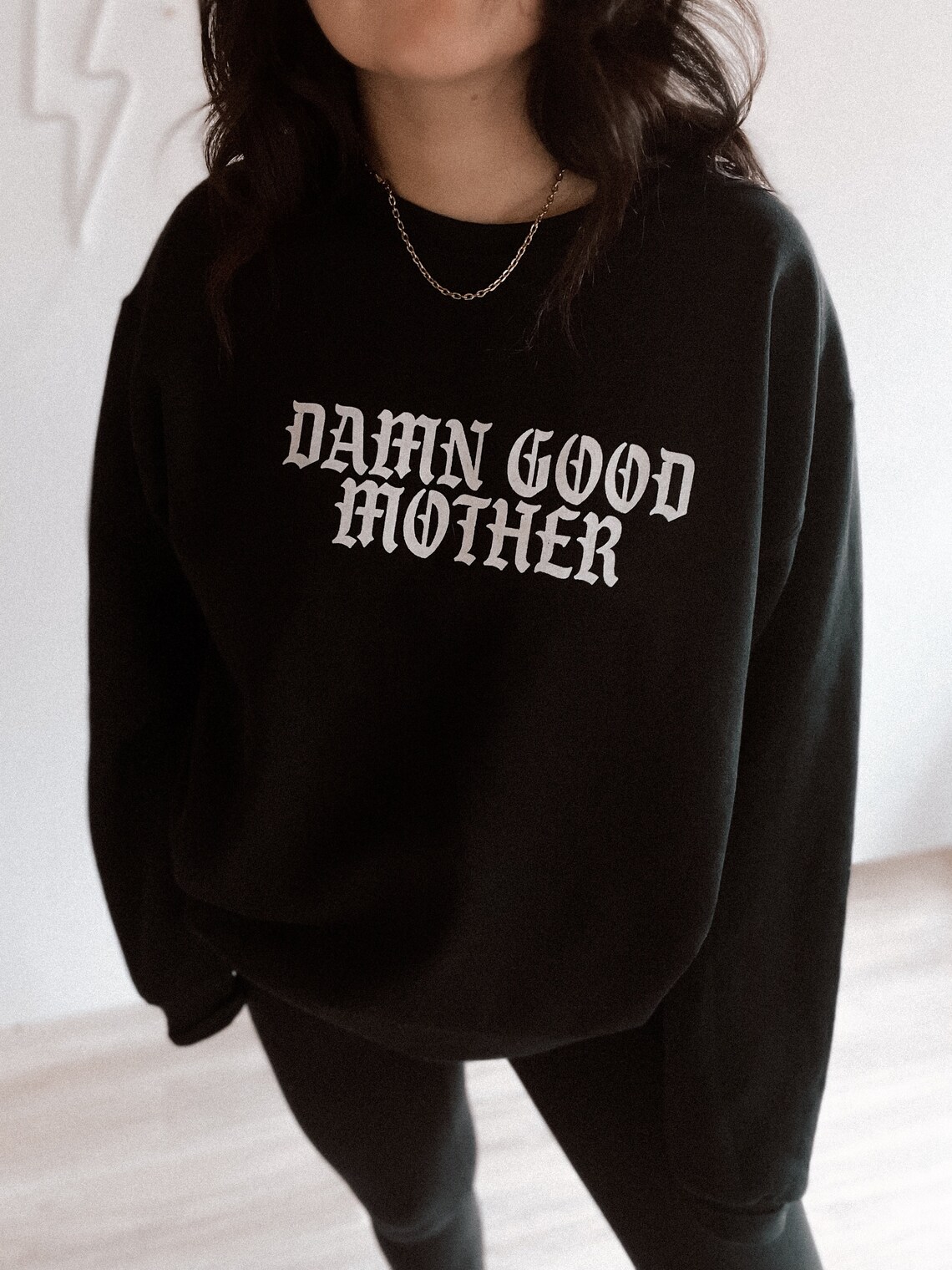 Damn Good Mother Crewneck, Trendy Mom Sweatshirt, Mama Sweatshirt - Etsy