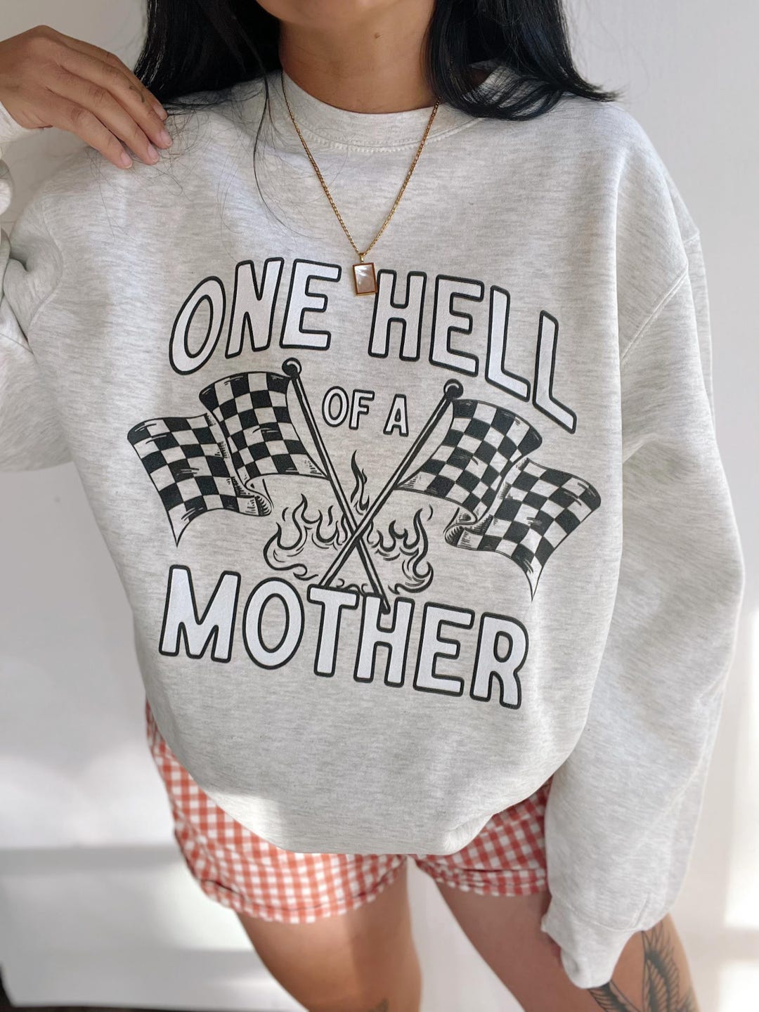 One Hell of A Mother Crewneck, Trendy Mom Sweatshirt, Mother’s Day Gift ...