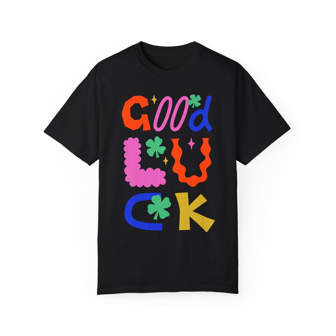 Good Luck Tee, Trendy Dopamine St Patrick’s Lucky Shirt, Girly Preppy ...