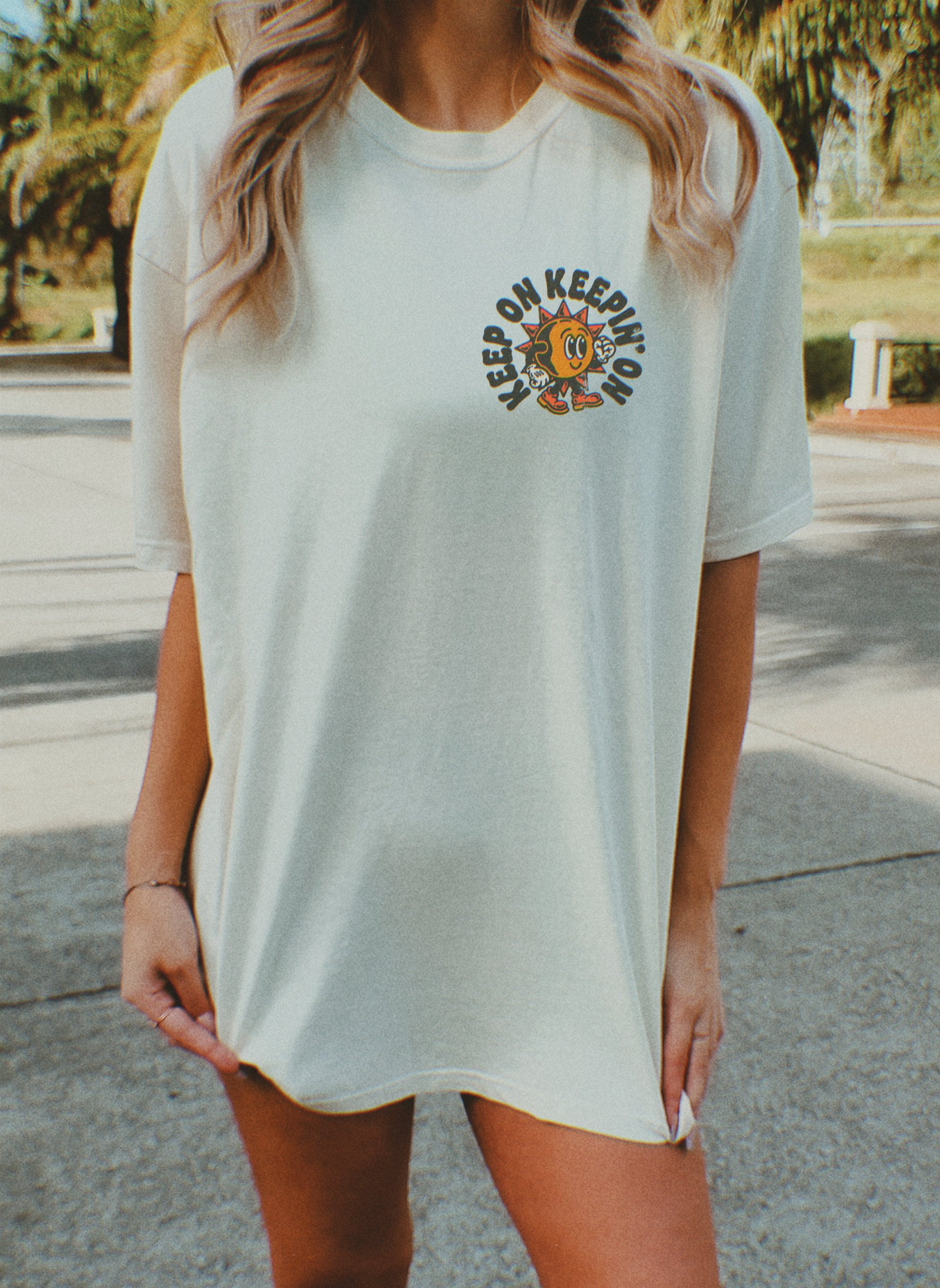 Keep on Keepin' on Positivity Tee | Comfort Colors Shirt | Trendy ...