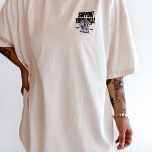 Support Your Local Coffee Shop Tee, Comfort Colors Shirt, Retro Vintage ...