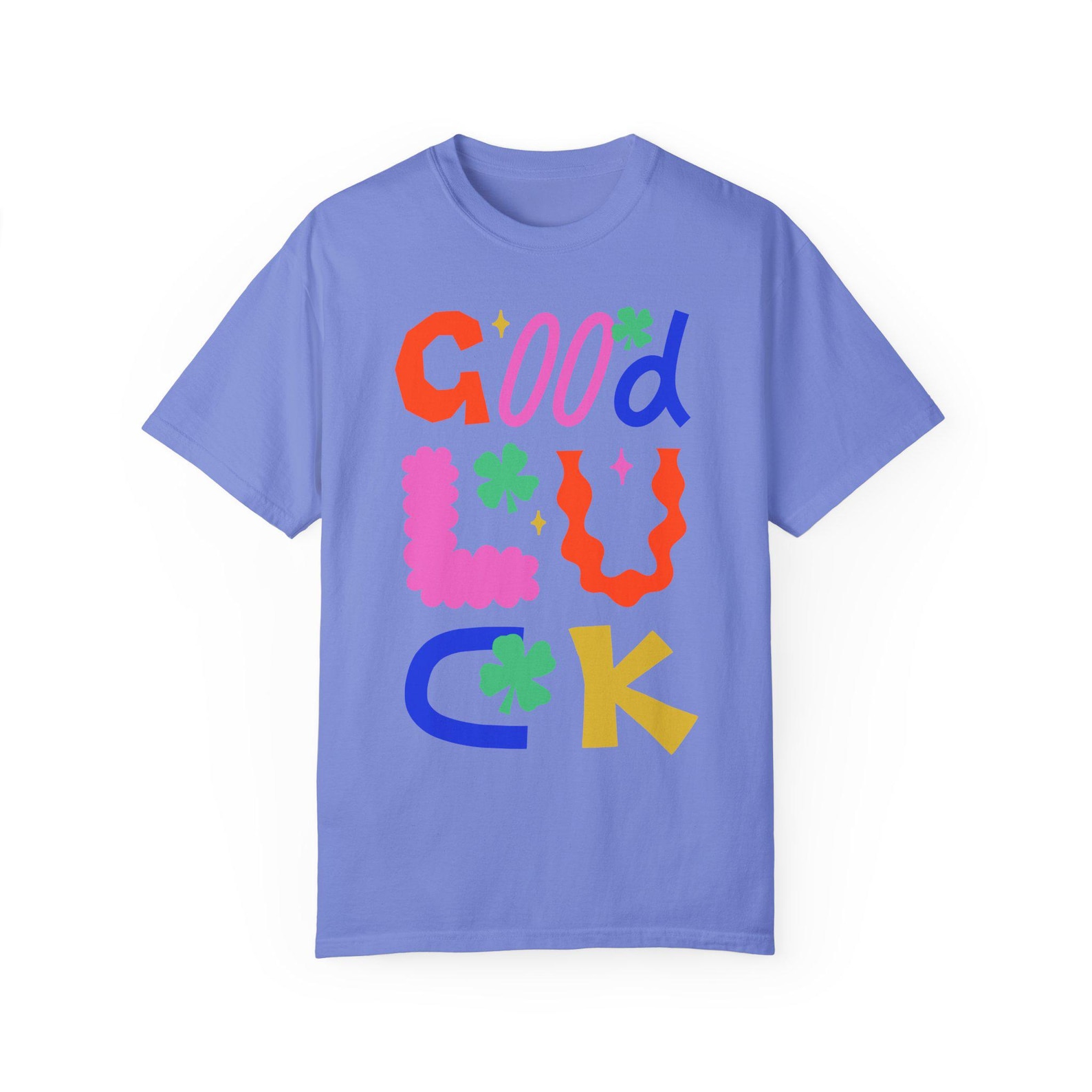 Good Luck Tee, Trendy Dopamine St Patrick’s Lucky Shirt, Girly Preppy ...