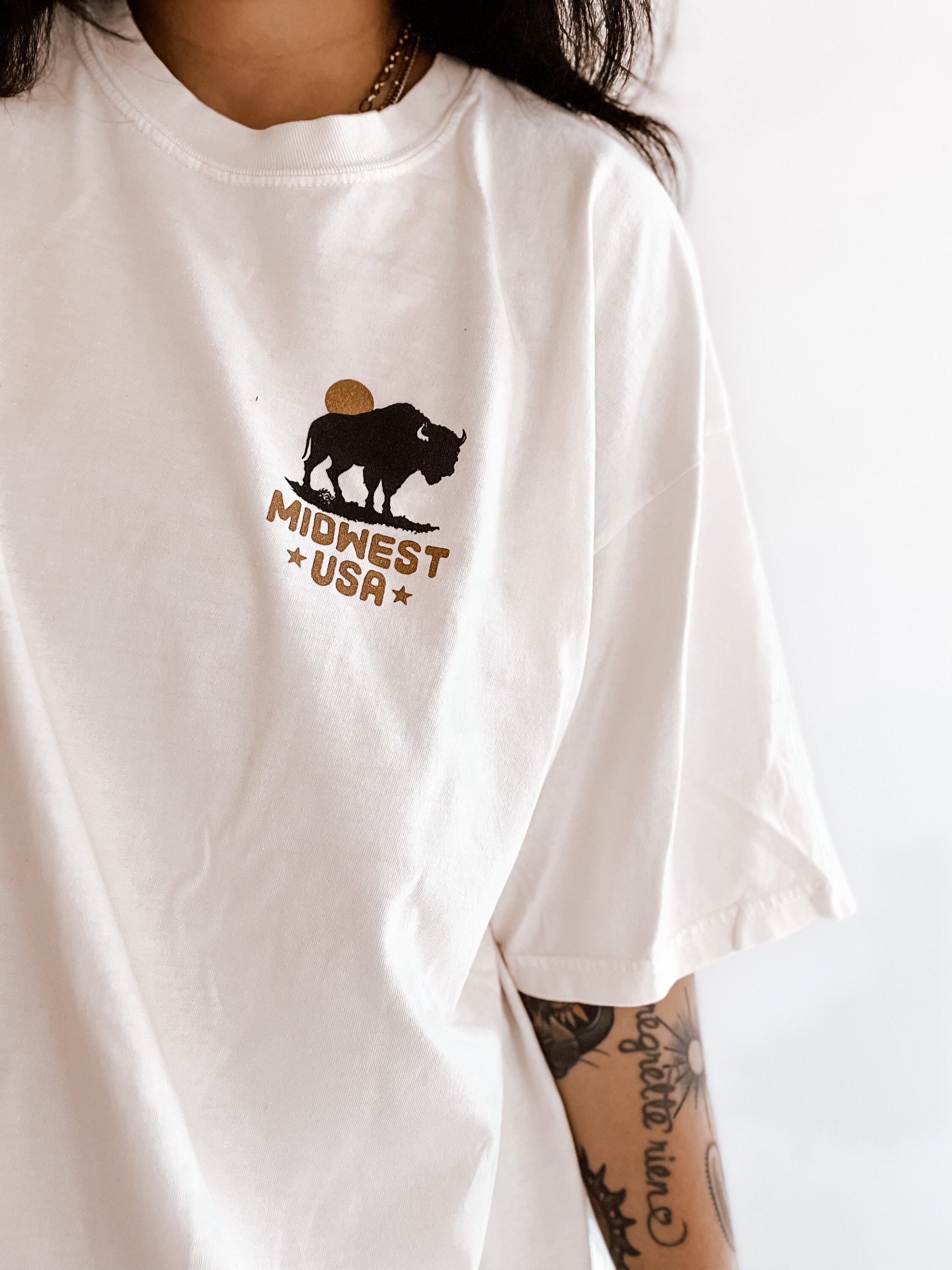 Midwest USA Tee, Midwest Graphic Tee, Vintage Inspired Comfort Colors ...
