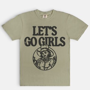 Lets Go Girls Tee, Western Cowgirl Tee, Cowboy Rodeo Tee, Nashville Tee, Bachelorette Shirt - Etsy