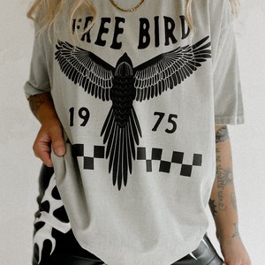 Freebird Graphic Tee, Retro Vintage Inspired Tshirt, Boho Hippie Tee - Etsy