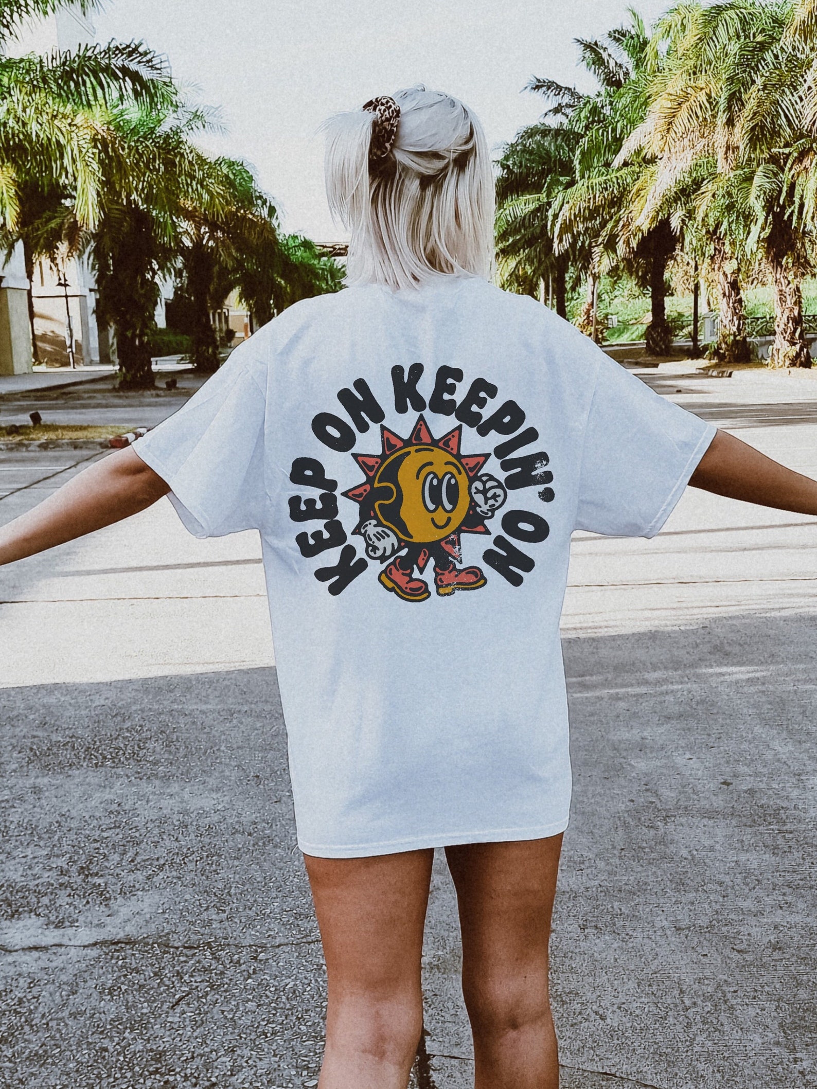 Keep on Keepin' on Positivity Tee | Comfort Colors Shirt | Trendy ...