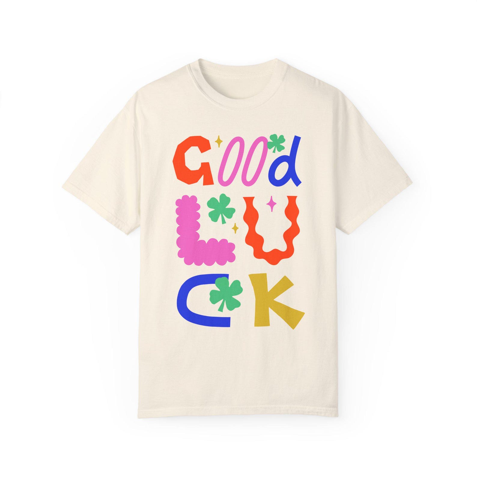 Good Luck Tee, Trendy Dopamine St Patrick’s Lucky Shirt, Girly Preppy ...