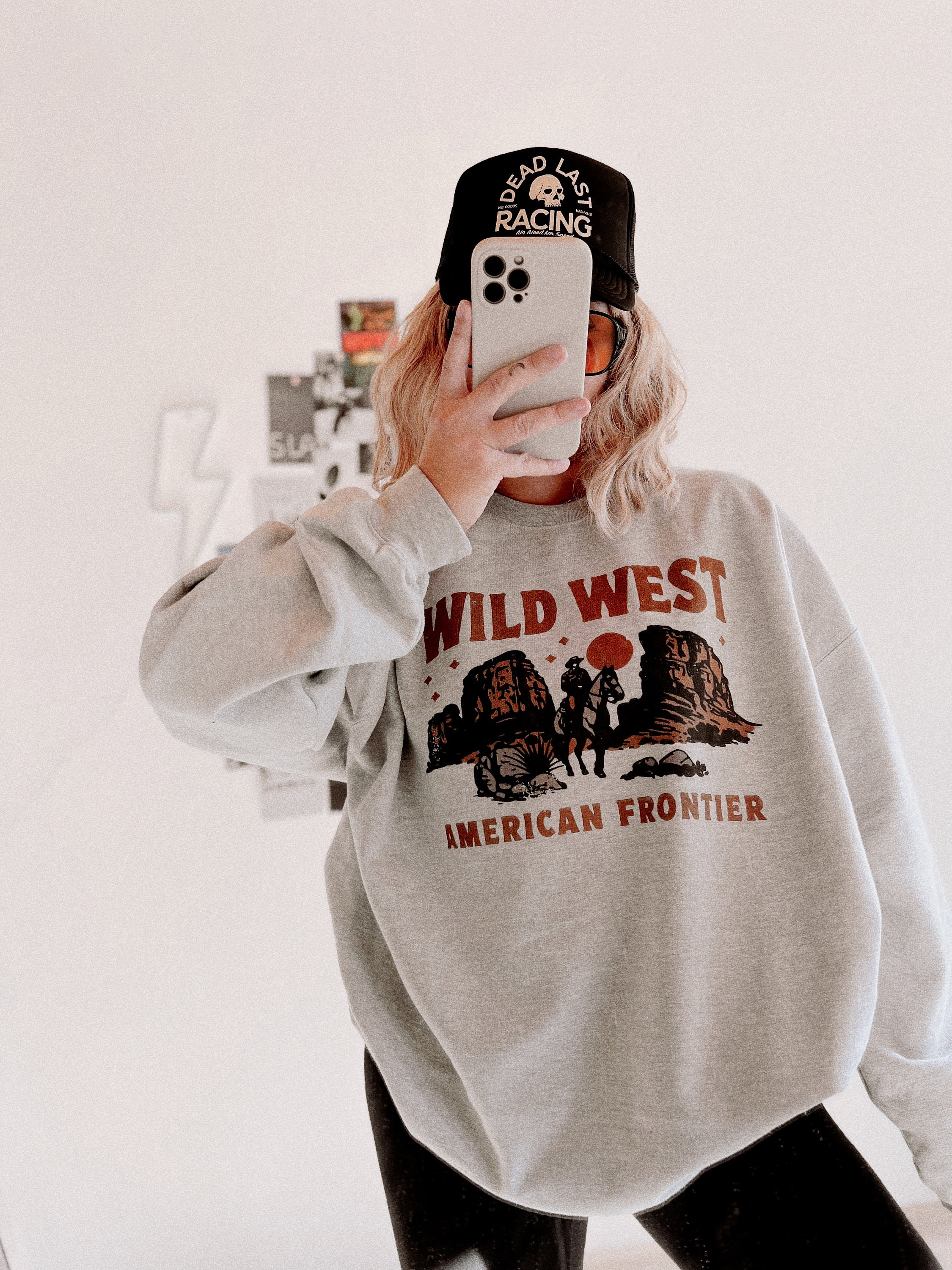 Wild West Crew, Trendy Western Cowgirl Sweatshirt, Boho Vintage ...