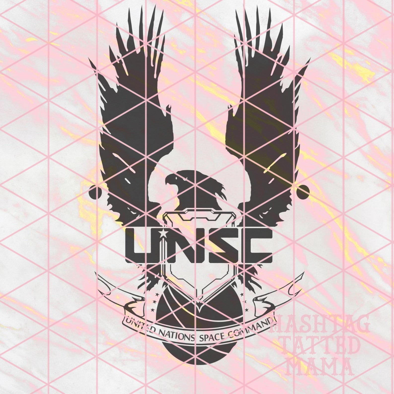 UNSC Logo Decal Halo Sticker Halo Vinyl Master Chief | Etsy