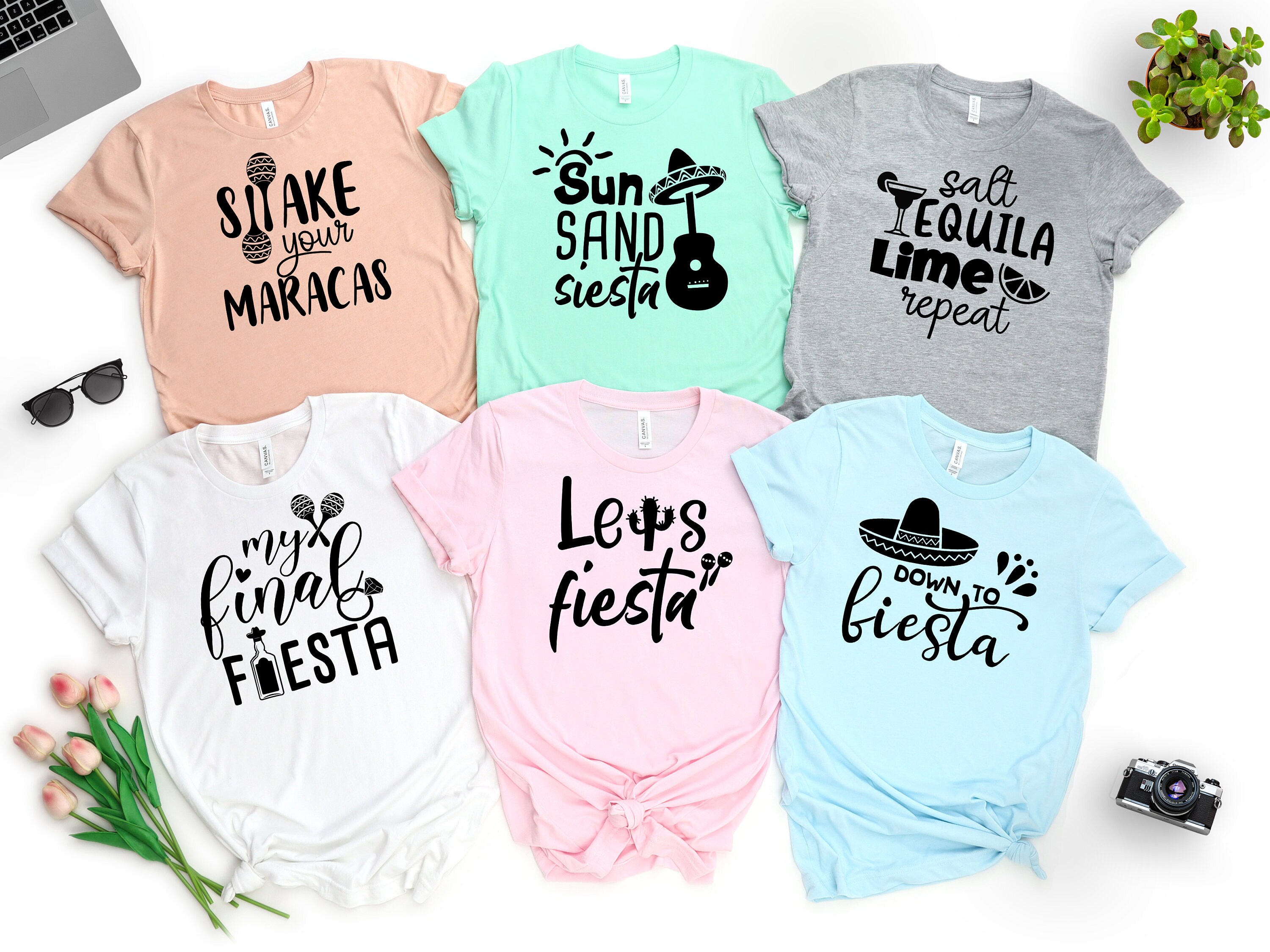 Fiesta Bachelorette Party Shirts My Final Fiesta Shirts - Etsy Australia