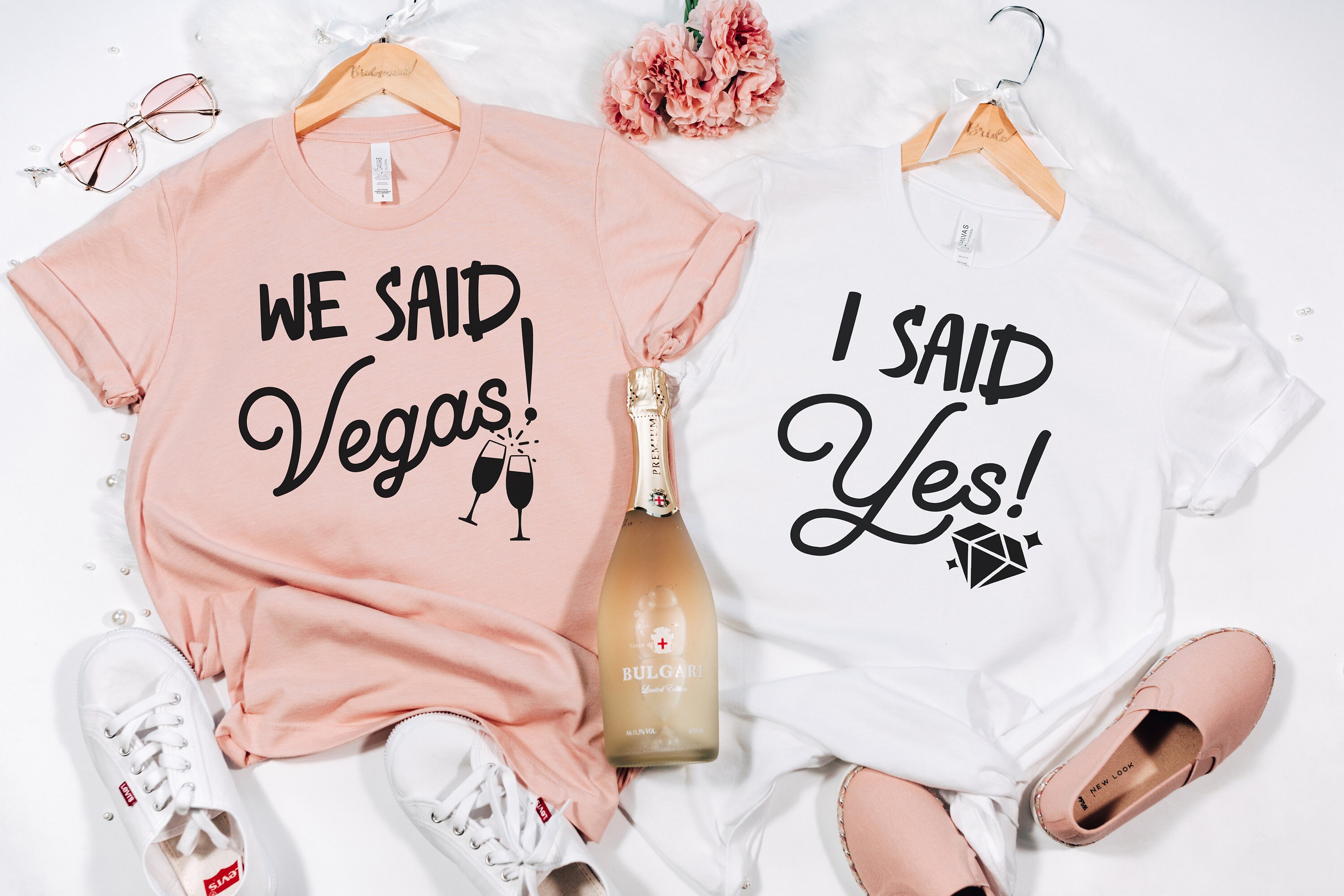 I Said Yes We Said Vegas Bachelorette Party Shirts Vegas Etsy