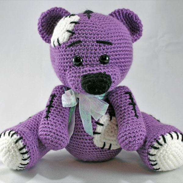 Patchwork Bear - Etsy