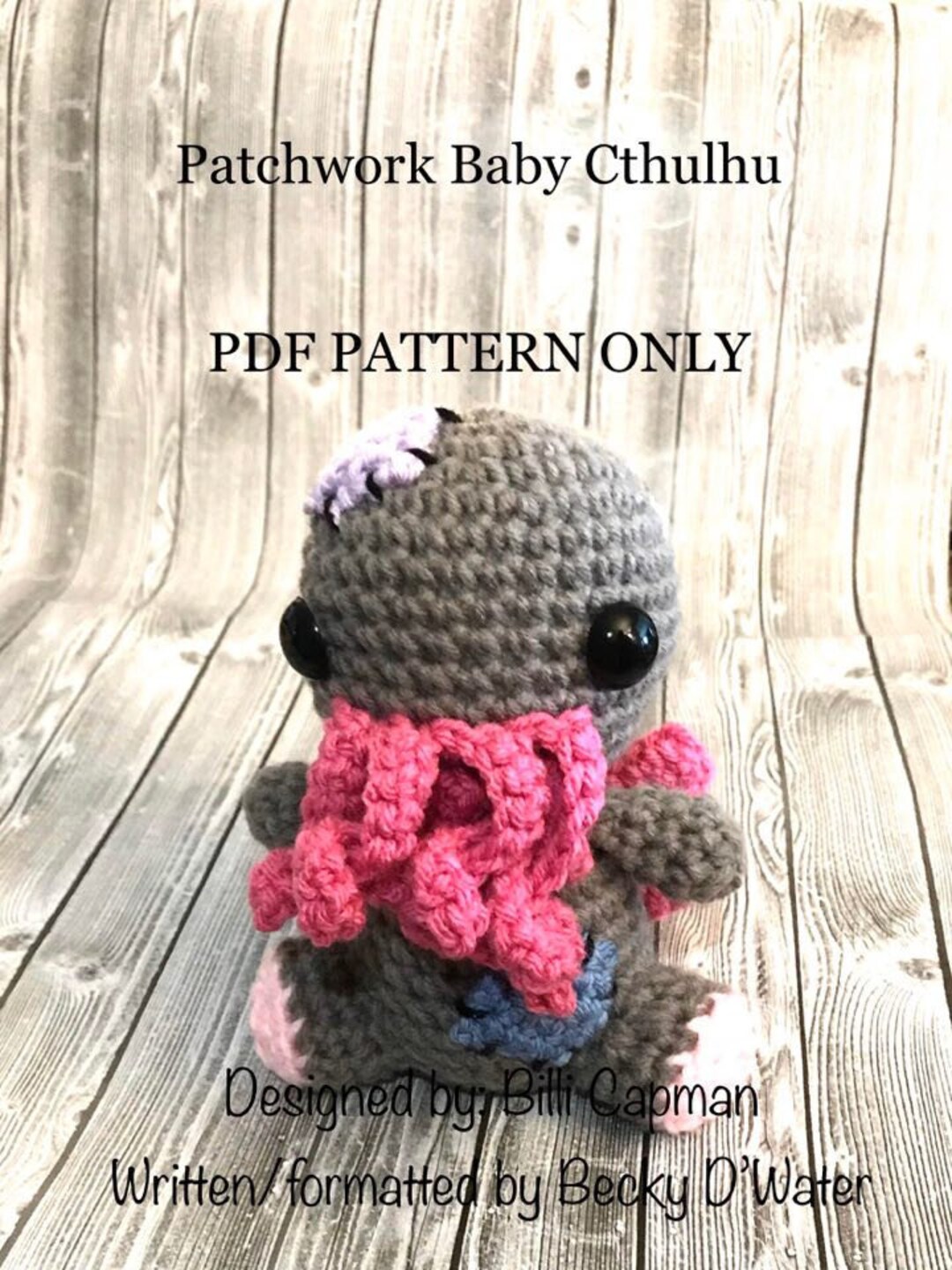 Patchwork Baby Cthulu PDF Pattern Only - Etsy