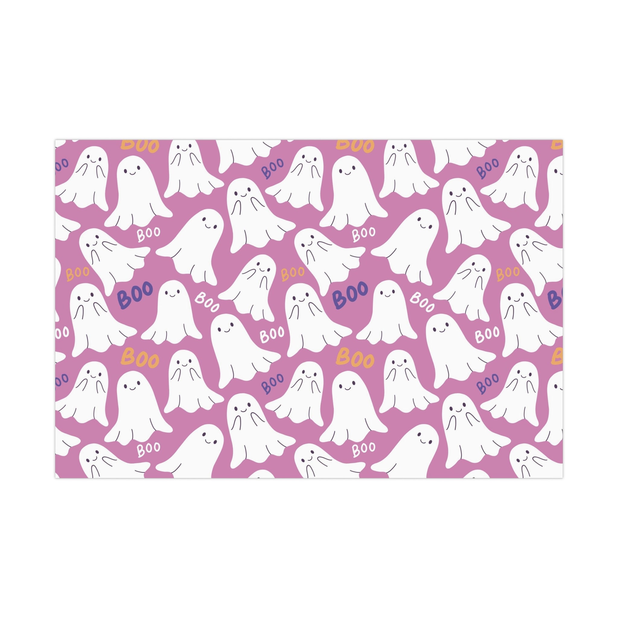 Halloween Ghost Wrapping Paper Halloween Gift Wrap Halloween - Etsy