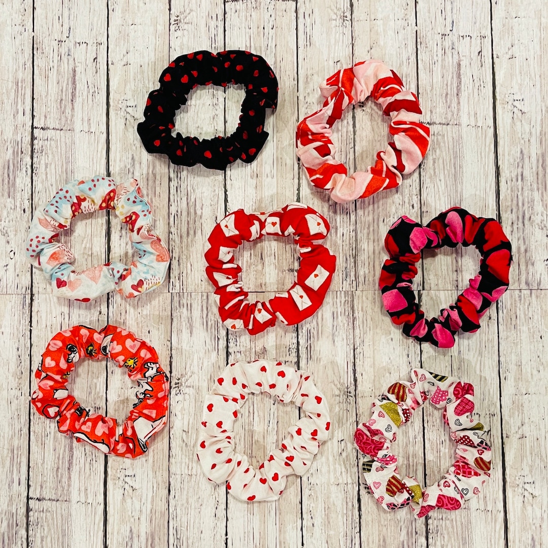 Make Your Own Valentine's Day Pack of MINI Scrunchies! - Mix & Match ...