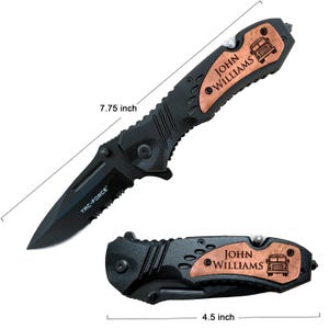 Personalized Bus Driver Pocket Knife: Engraved Appreciation Gift - Etsy