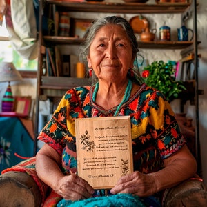 Abuela Gift, Mexican Grandma Gift, Spanish Grandmother Poem, Te Amo ...