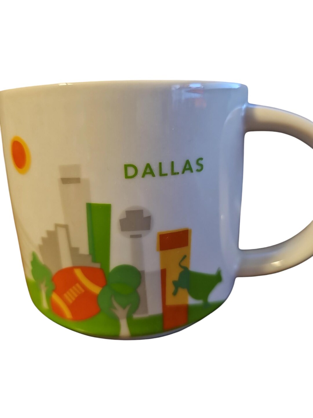 Vintage Starbucks Stackable Coffee Mug You Are Here Dallas Collectibles ...