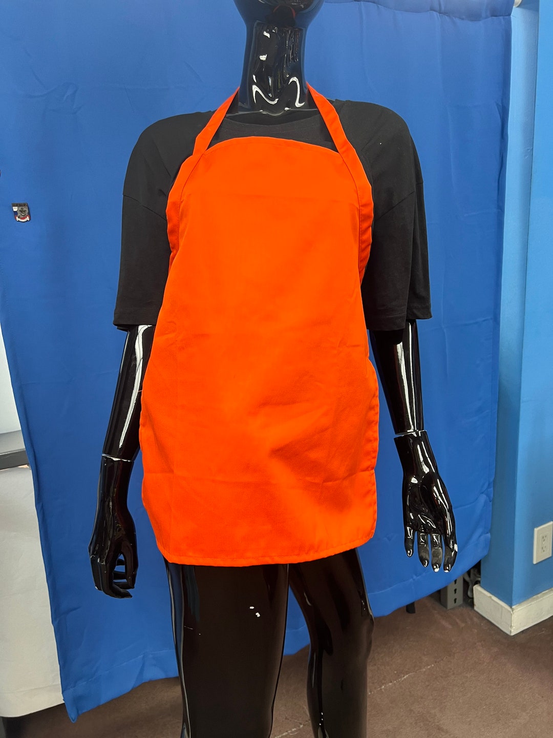 Orange Apron Blank for Kids and Young Adults, Cooking, Gardening ...