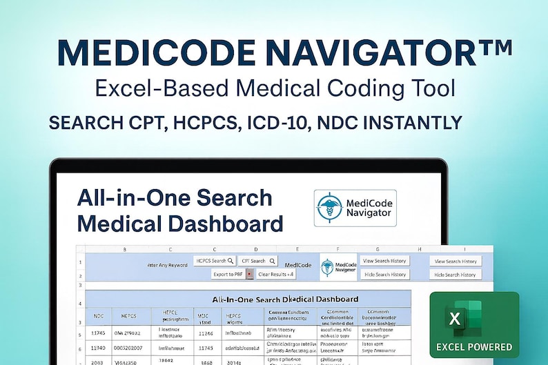 Medicode Navigator™ Excel Tool | CPT, HCPCS, ICD-10, & National Drug ...