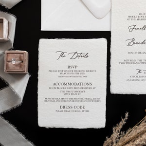 Embossed Initials Wedding Invitation Suite (sold in Sets of 10 ...