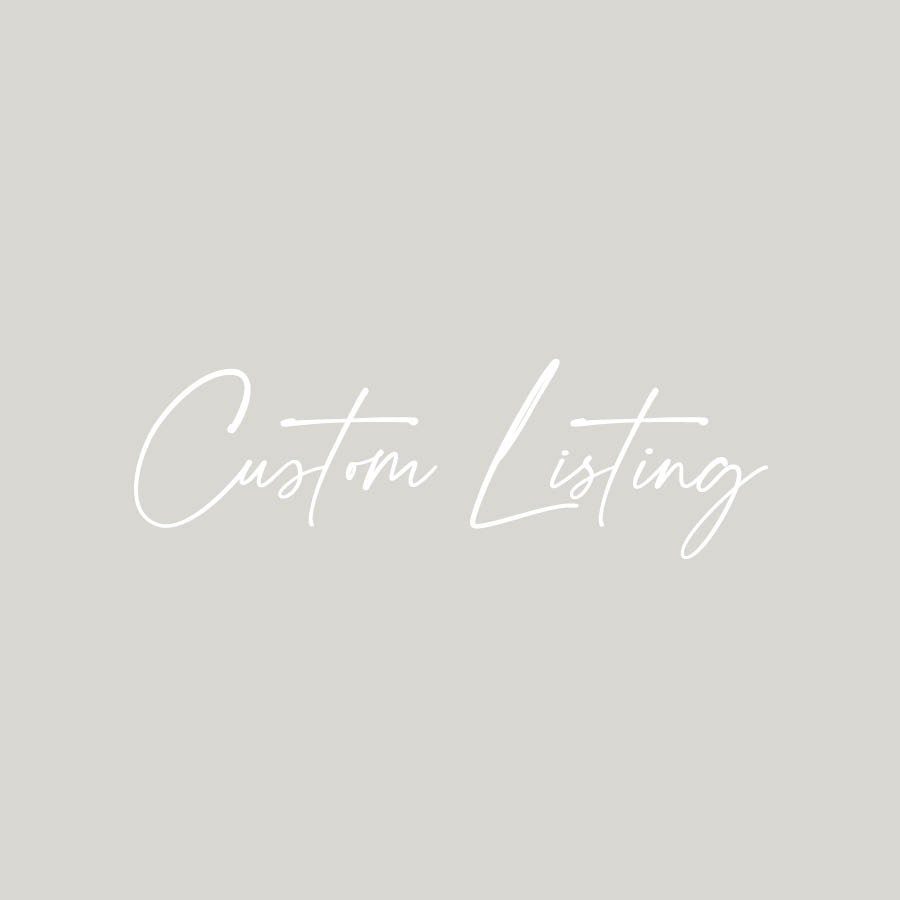 Custom Listing - Etsy