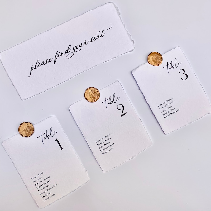 Seating Chart Decals - Etsy