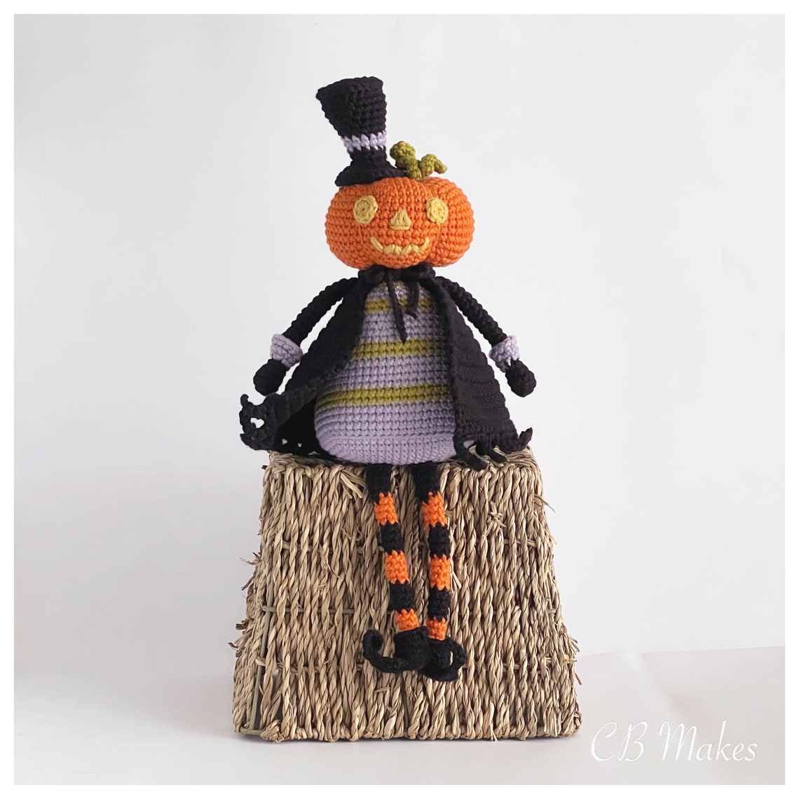 Crochet Scarecrow Pumpkin Amigurumi Pattern - Etsy