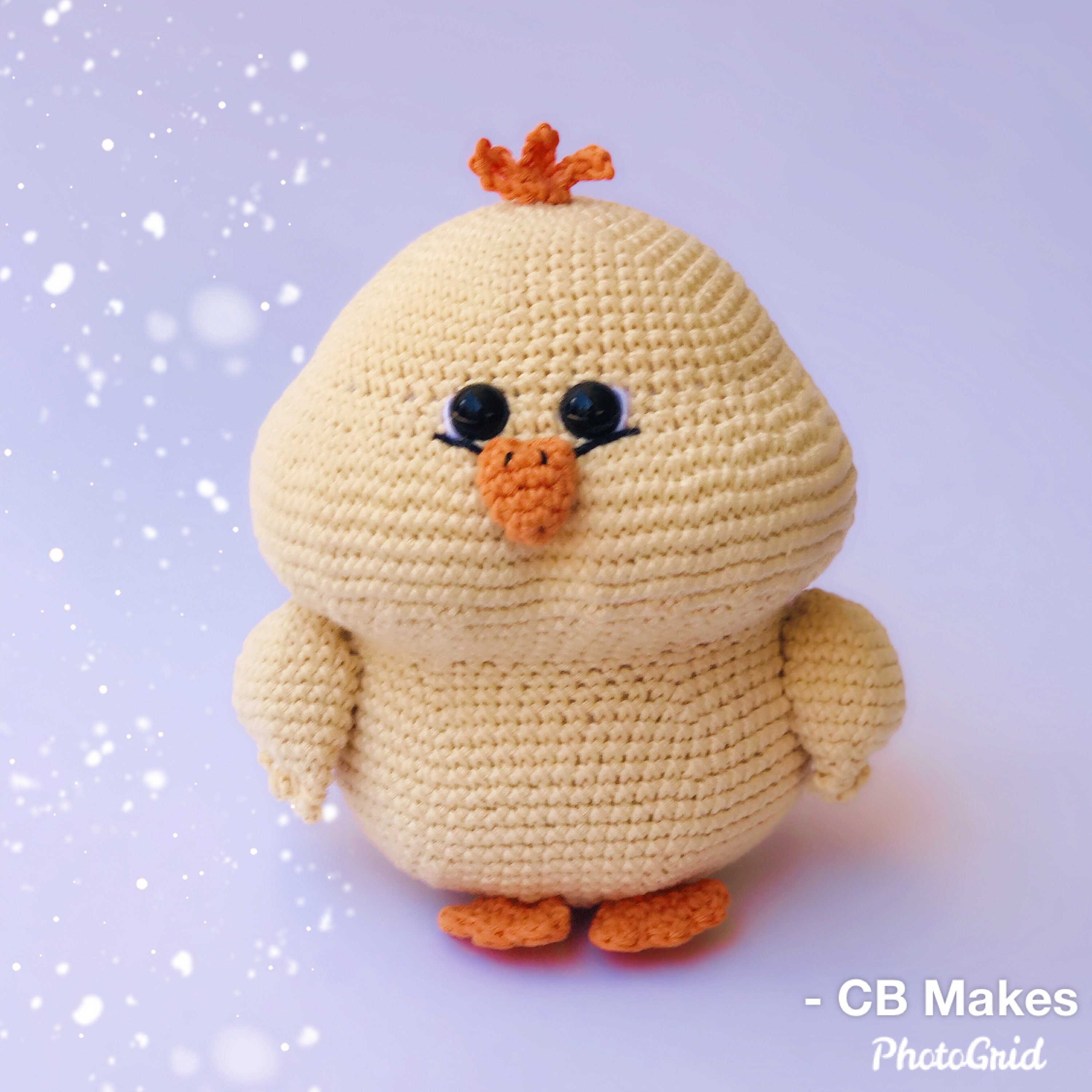 Crochet Chick Chubby Cheek Amigurumi Pattern english - Etsy