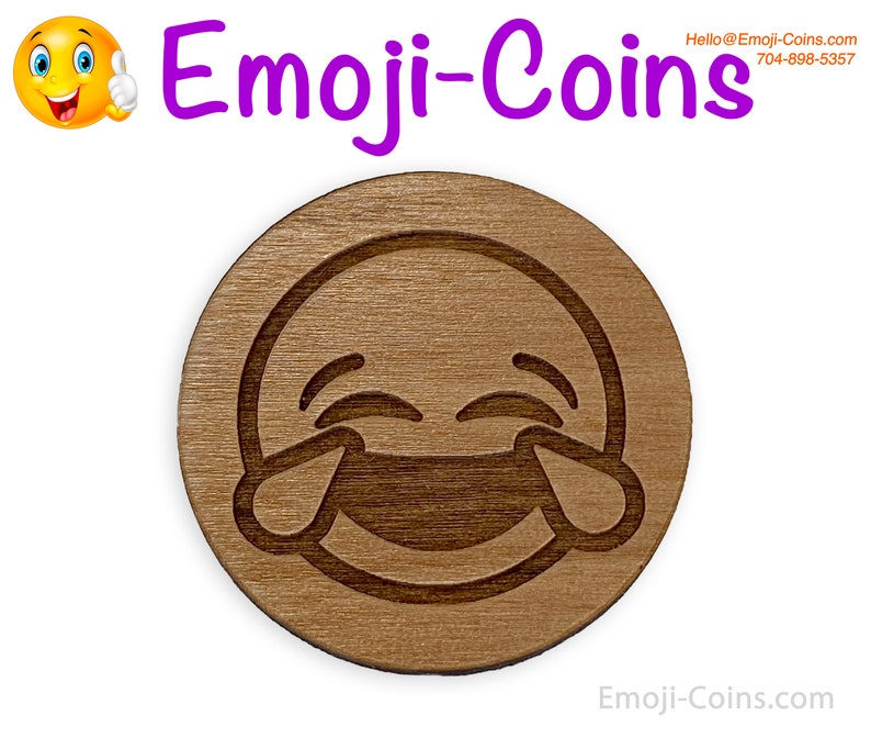 Laughing Face Emoji-coin Messages of Hope and Encouragement Token Face ...