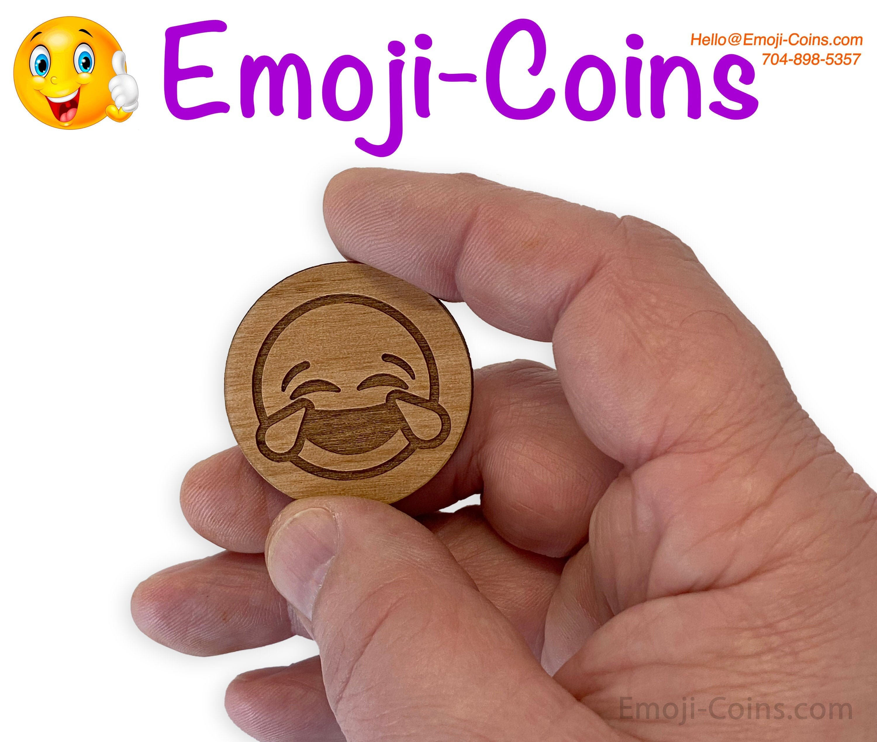 Laughing Face Emoji-coin | Messages of Hope and Encouragement Token ...