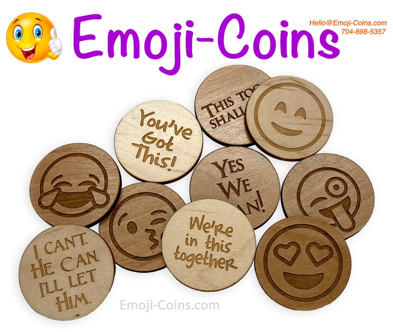 Smiling Pile of Poo Emoji-coin Custom Laser Engraved - Etsy