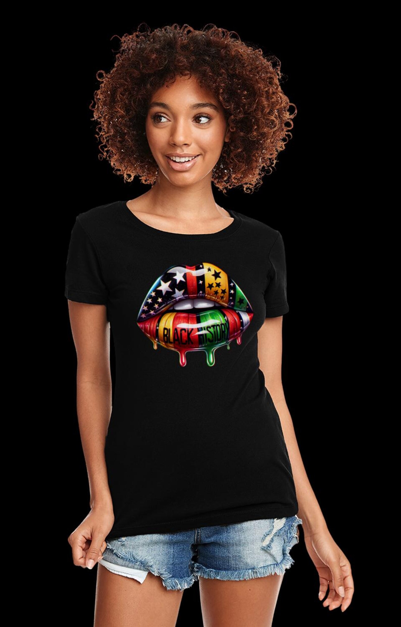 Lips Black History Sublimation Drip PNG - Etsy