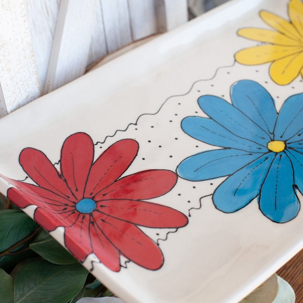 Daisy Porcelain Pottery - Etsy