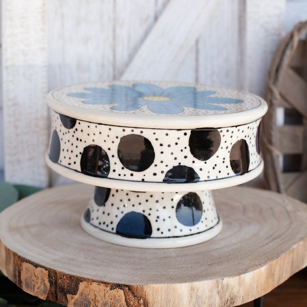 Ceramic Cake Stand - Etsy