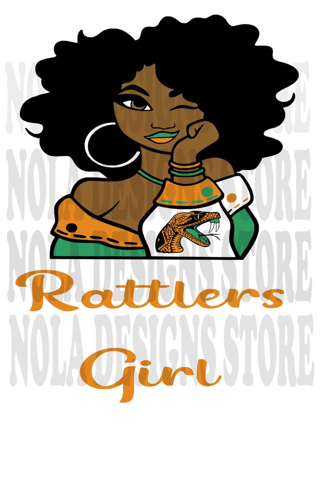 FAMU Rattlers Girl Hbcu Png Svg Sports School Afro - Etsy Hong Kong
