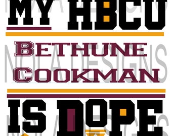 Bethune Cookman Svg | Etsy