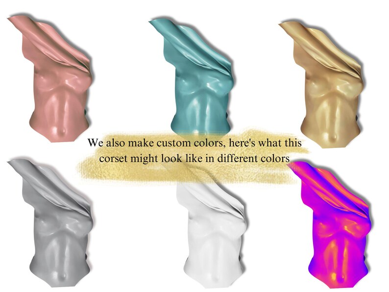 Custom Made Molded Gold Mirror Corset Modern Futuristic Bustier Stage ...