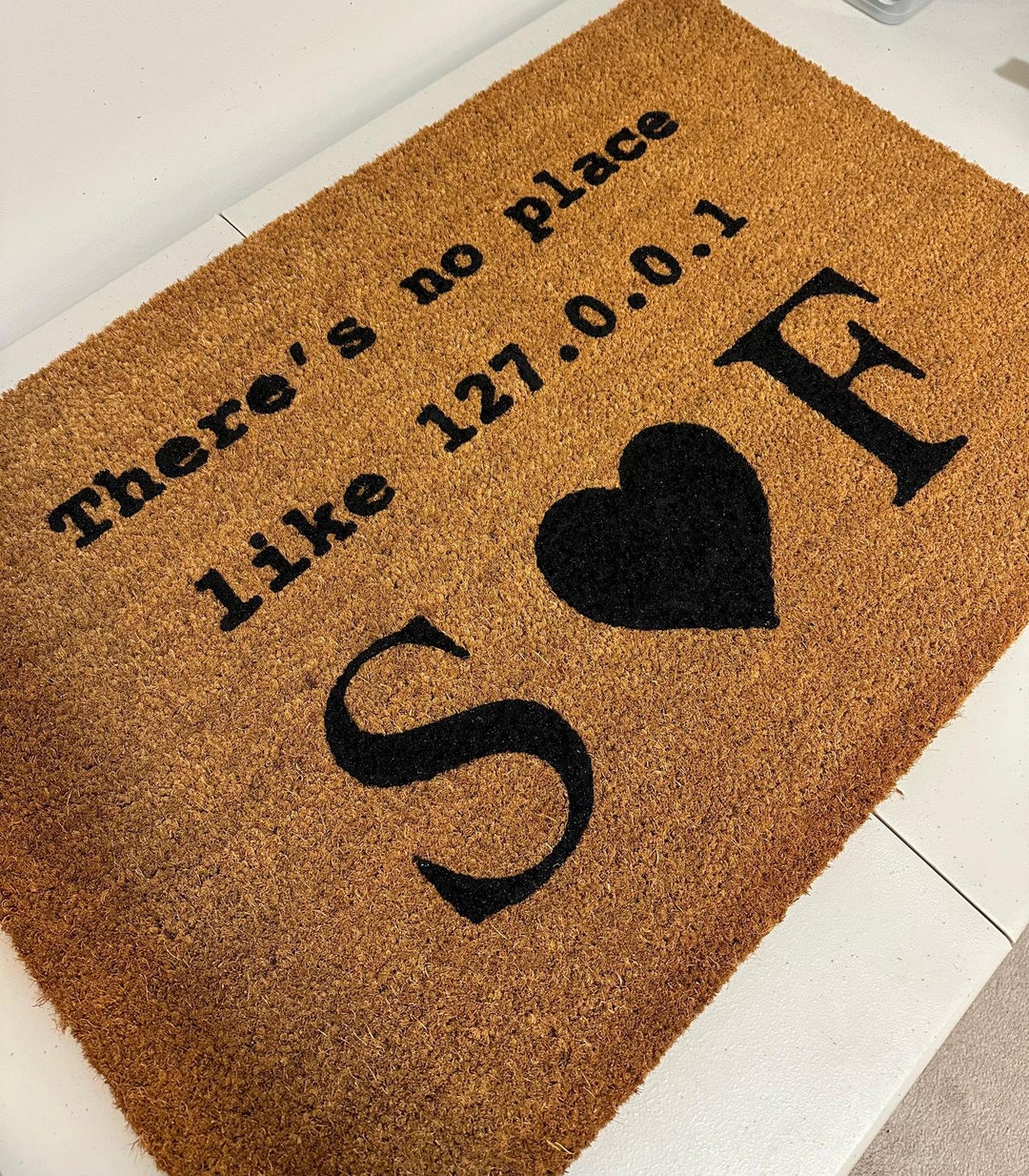 Welcome Mat - Hand Painted Personalized Doormat - Custom Doormat - Home ...