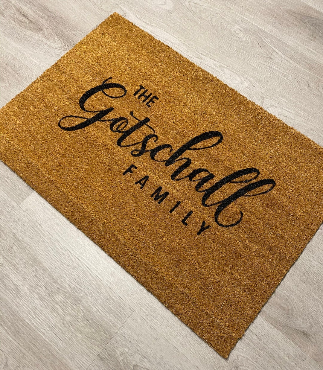 Welcome Mat - Hand Painted Personalized Doormat - Custom Doormat - Etsy