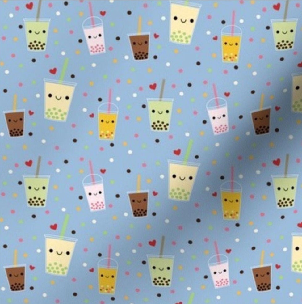 Bubble Tea Face Mask Boba Face Mask Cute Boba Mask face | Etsy